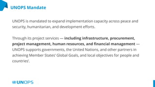 Impact over outputs - A UNOPS approach to project management - Steve ...