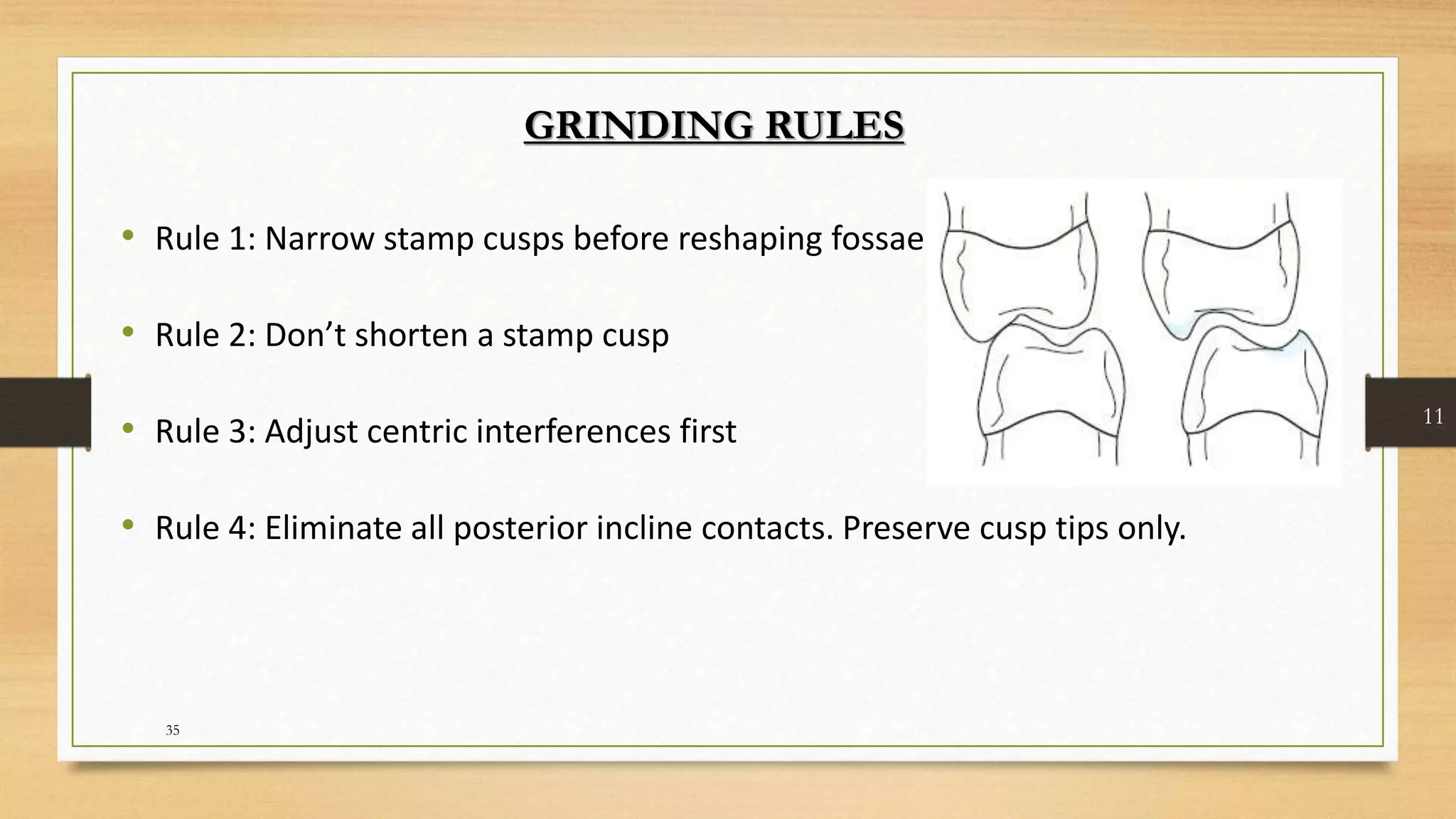 Occlusal equilibration - Kelly | PPTX