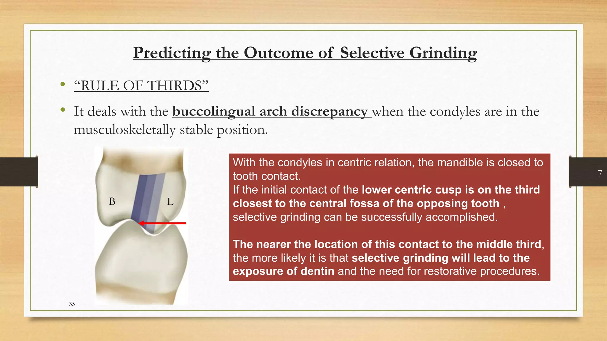 Occlusal equilibration - Kelly | PPTX