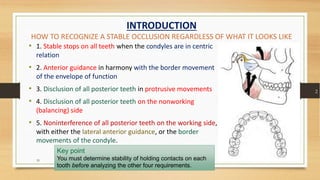 Occlusal equilibration - Kelly | PPTX