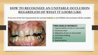 Occlusal equilibration - Kelly | PPTX