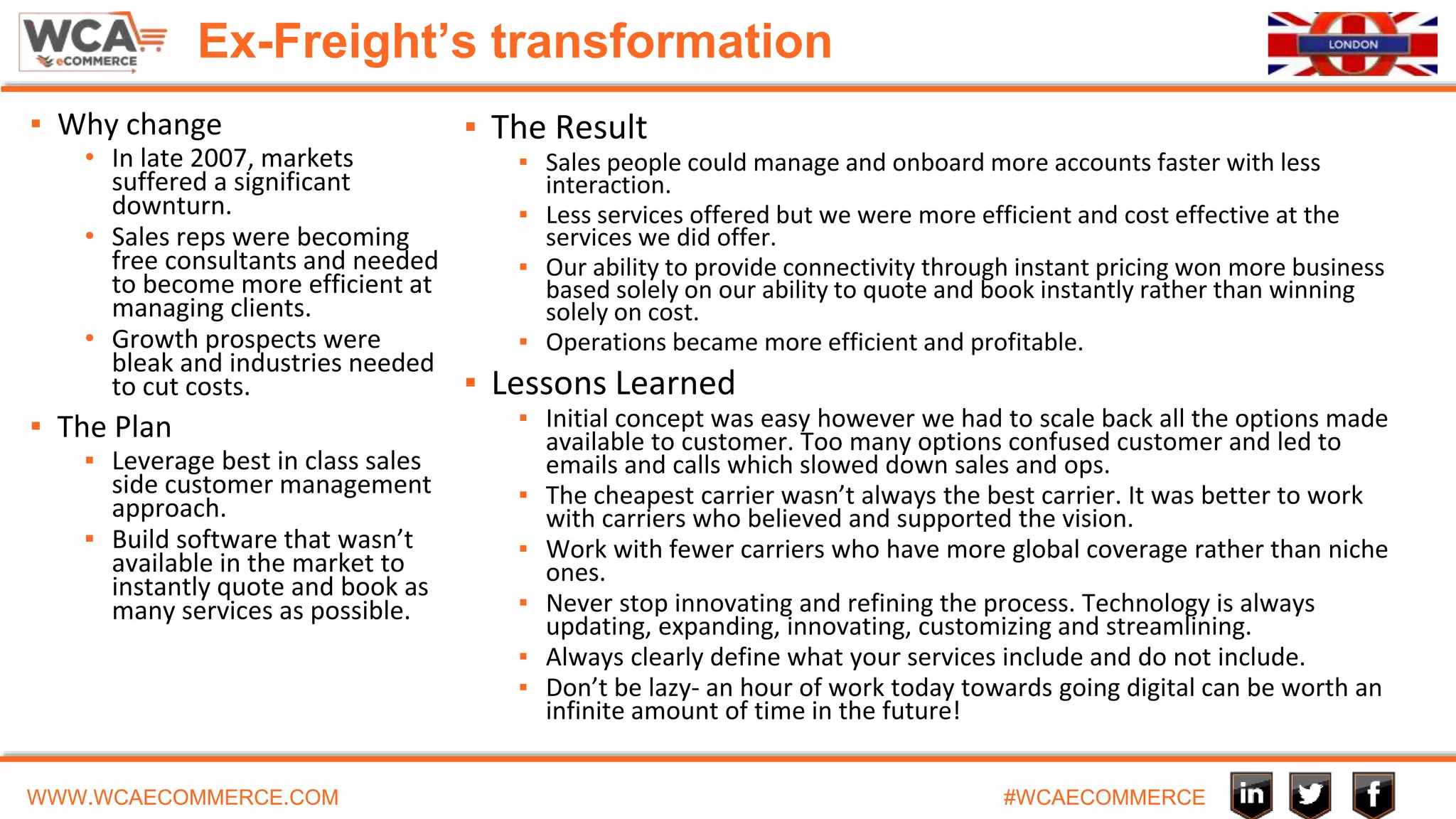 Transforming Into a Digital Forwarder | PPTX | Logistics | Business