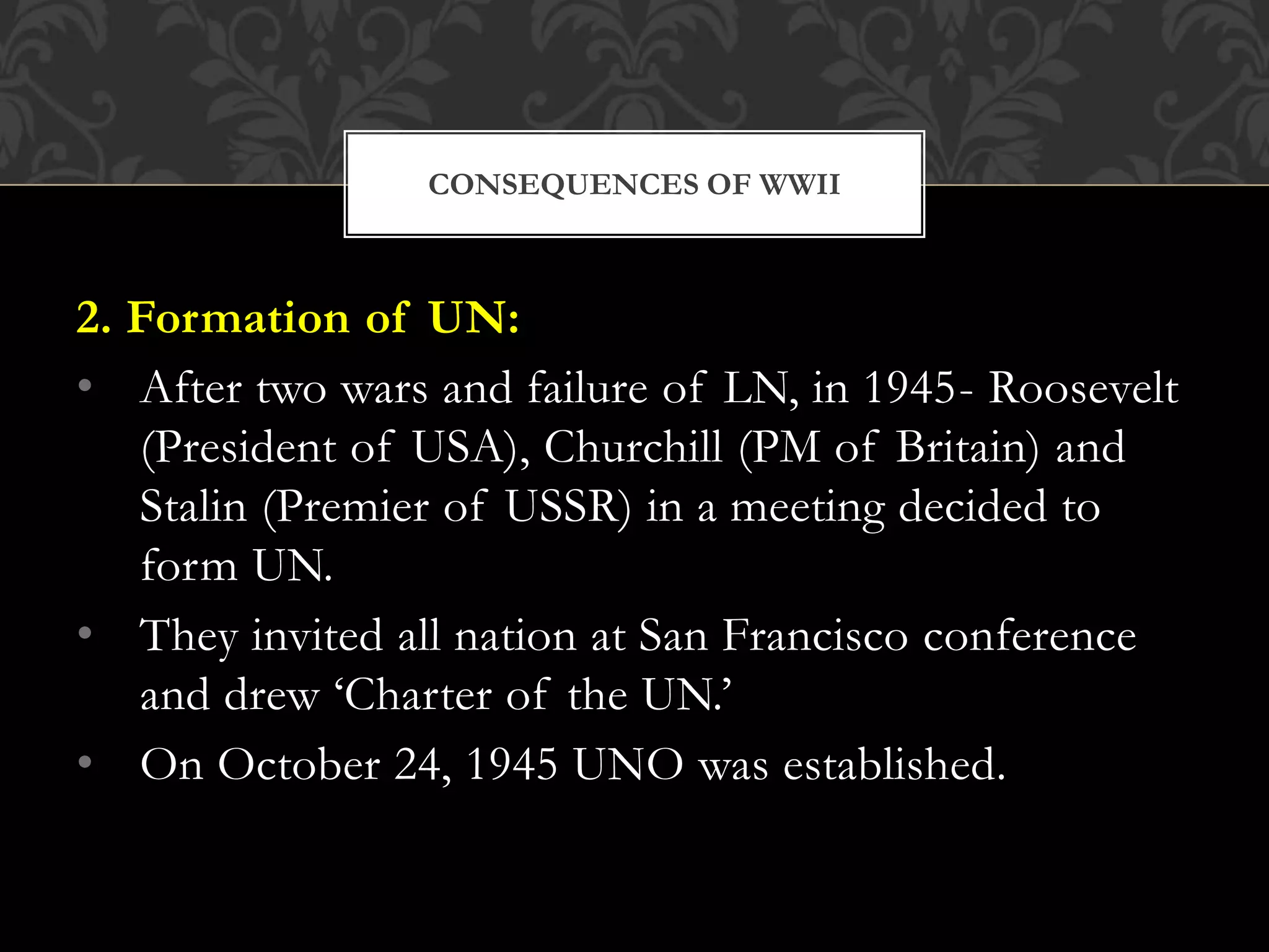 The Second World War | PPTX