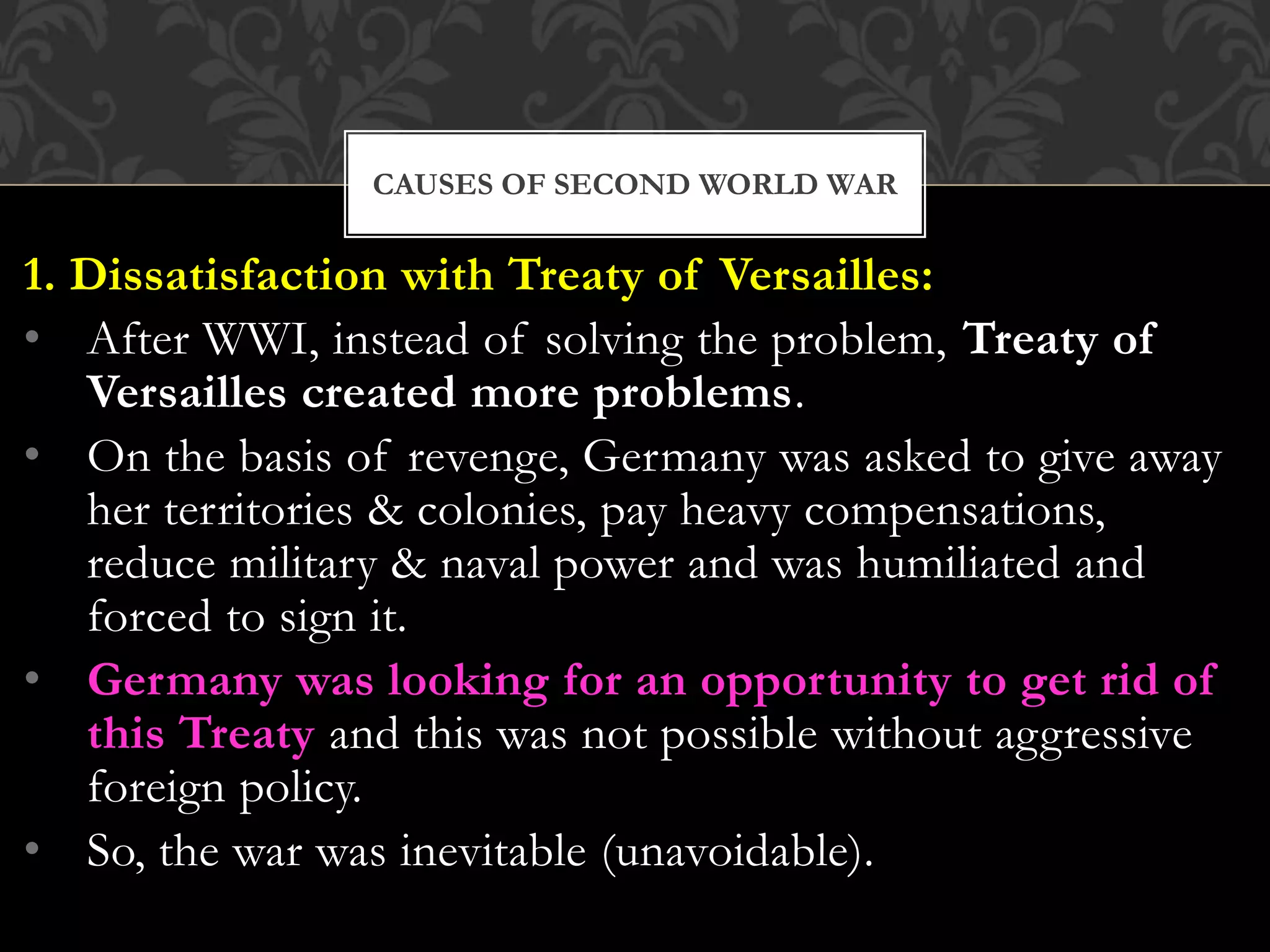 The Second World War | PPTX