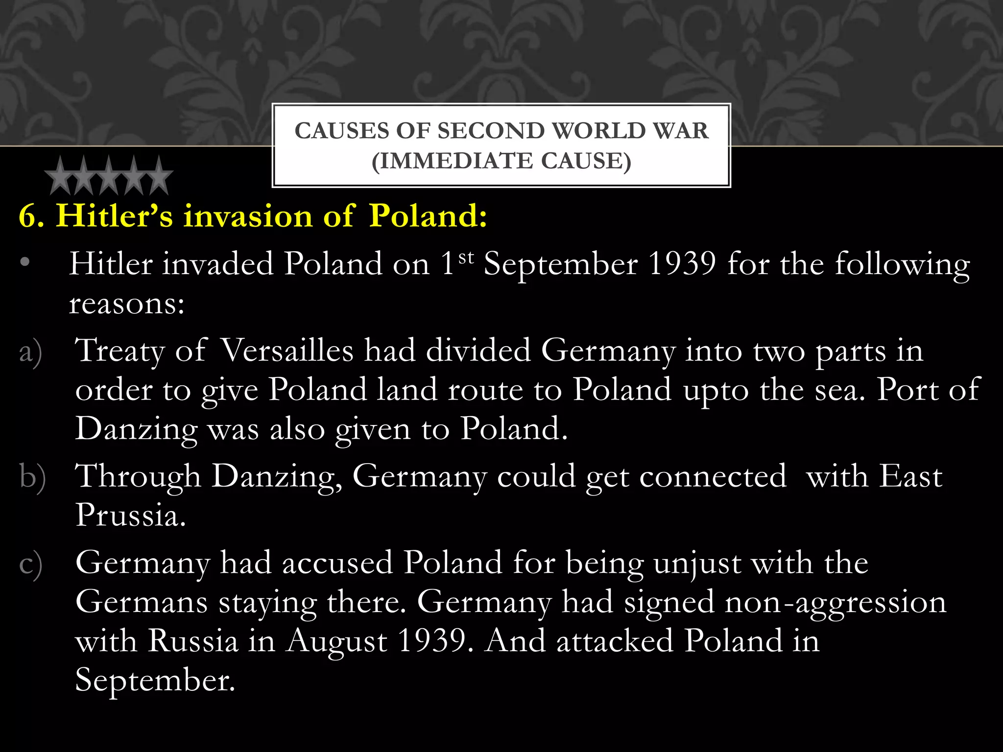 The Second World War | PPTX