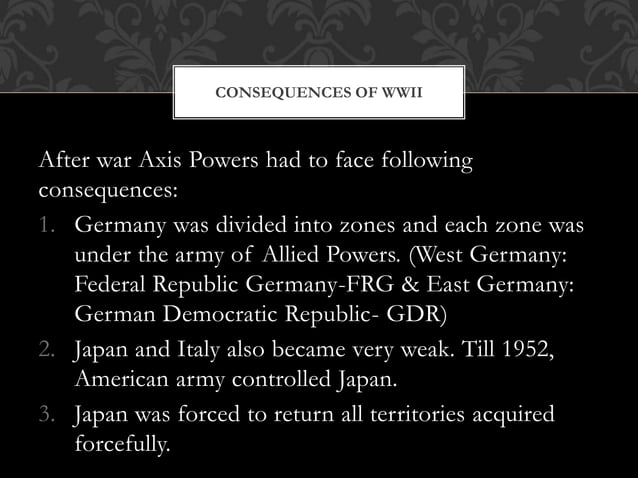 The Second World War | PPTX