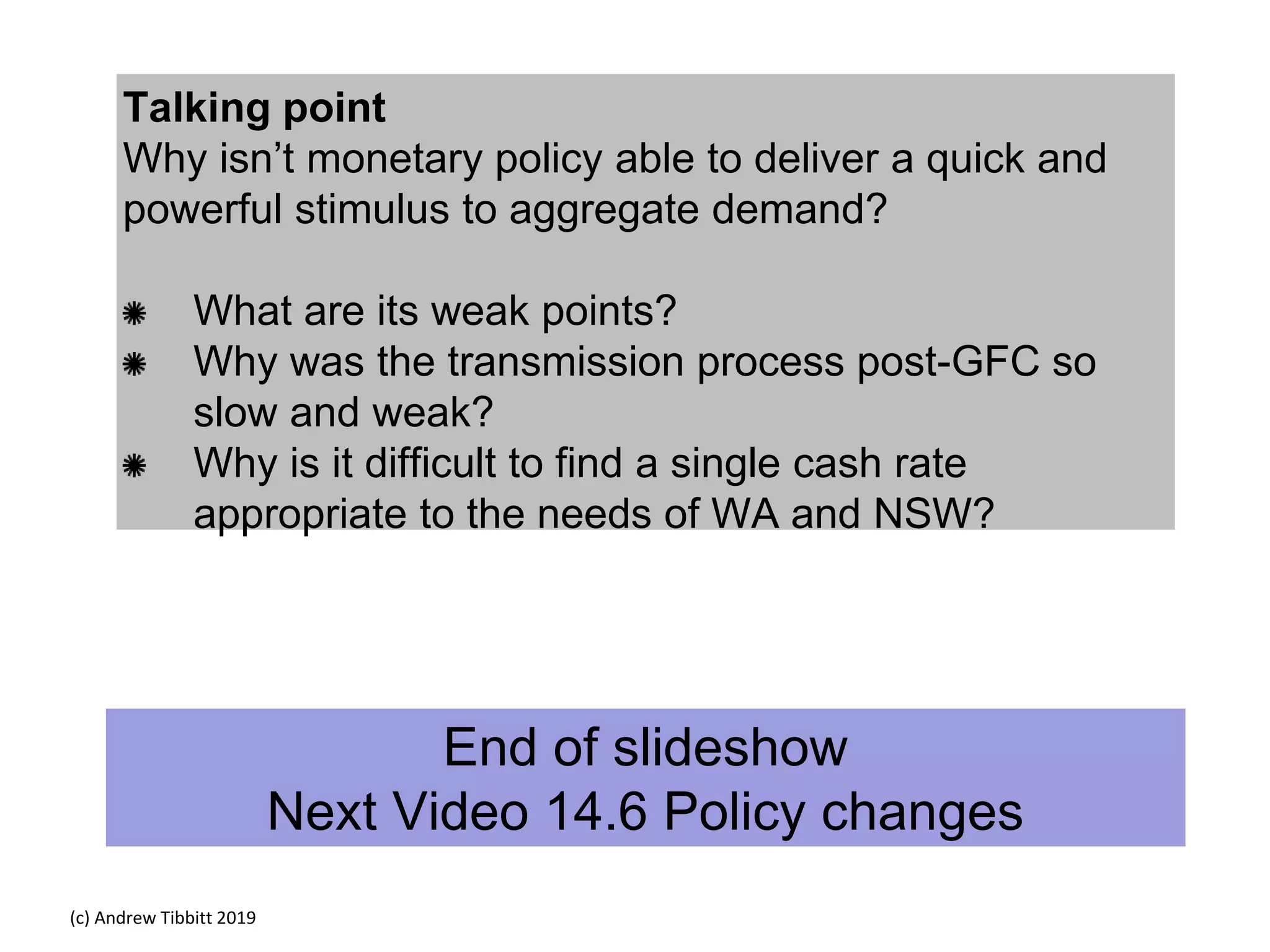 Australian Monetary Policy 5 - Strengths and Weaknesses | PPTX