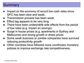 Australian Monetary Policy 5 - Strengths and Weaknesses | PPTX