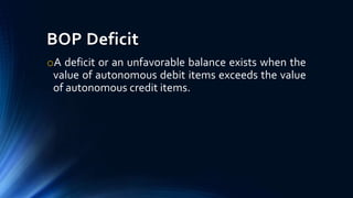 14.balance of payment (1) | PPTX | Currencies | Economy