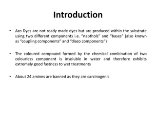 Azo dye | PPTX