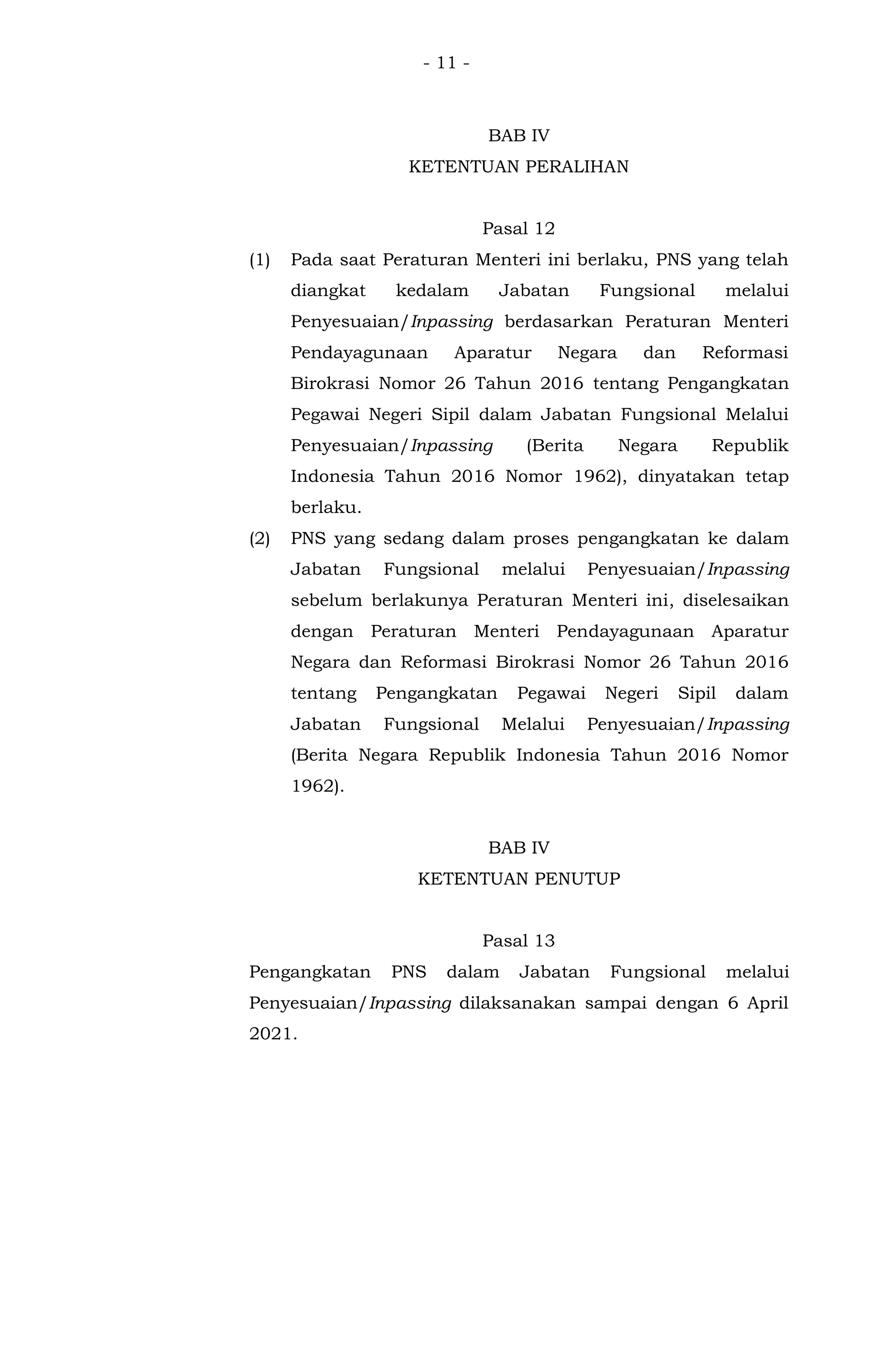 permen panrb 42 tahun 2018 tentang pengangkatan pns dalam jabatan ...