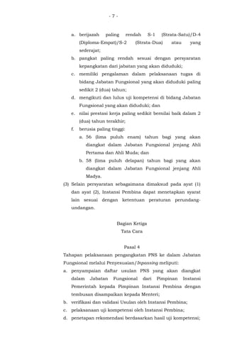 permen panrb 42 tahun 2018 tentang pengangkatan pns dalam jabatan ...