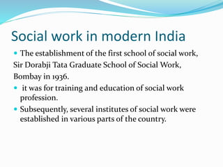 14.social work in india | PPTX
