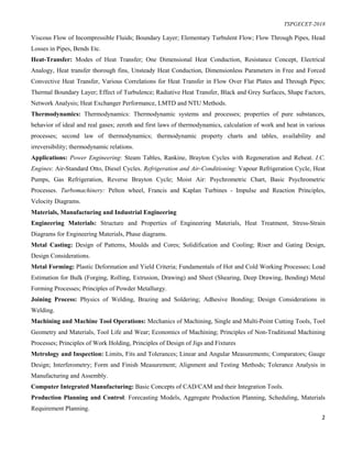 TS PGECET Mechanical 2018 Syllabus | PDF