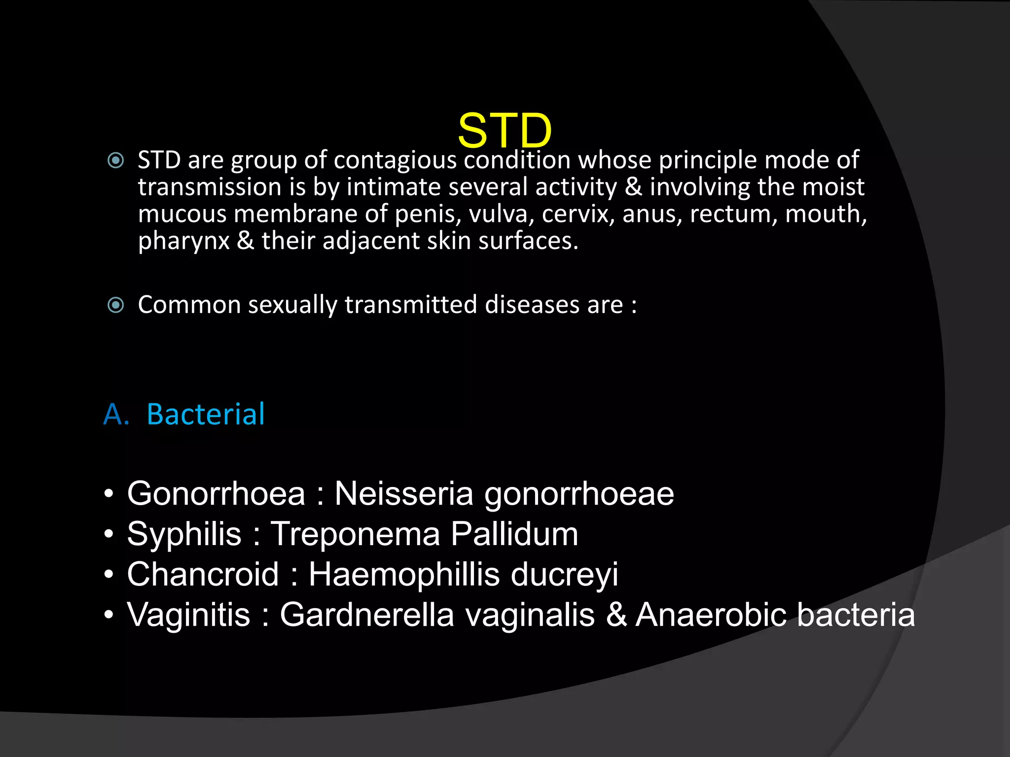 14. sexually transmitted diseases gonorrhoea | PPTX | Sexual Conditions | Sexual Health