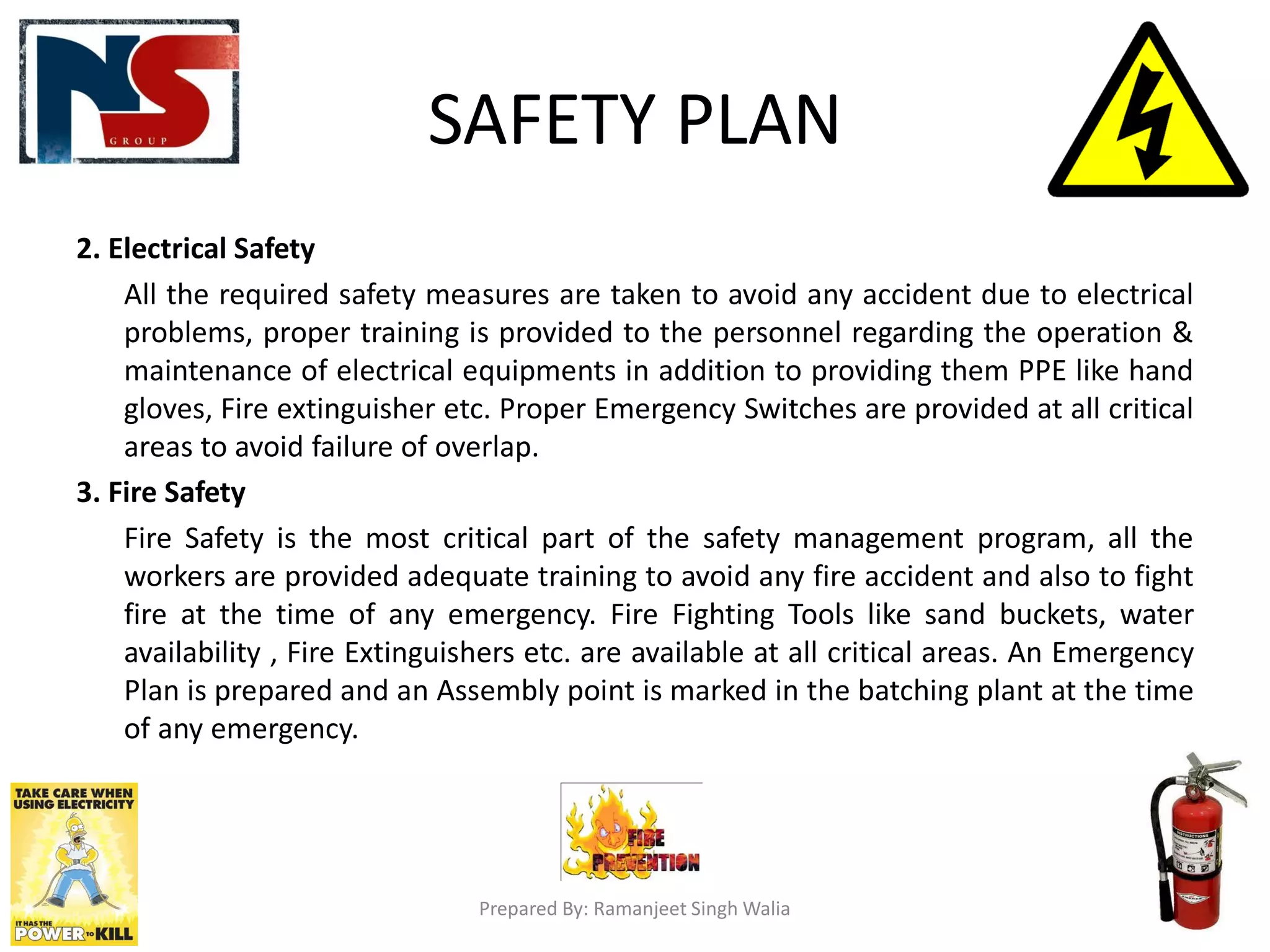 NS ARCUS. safety plan | PPT