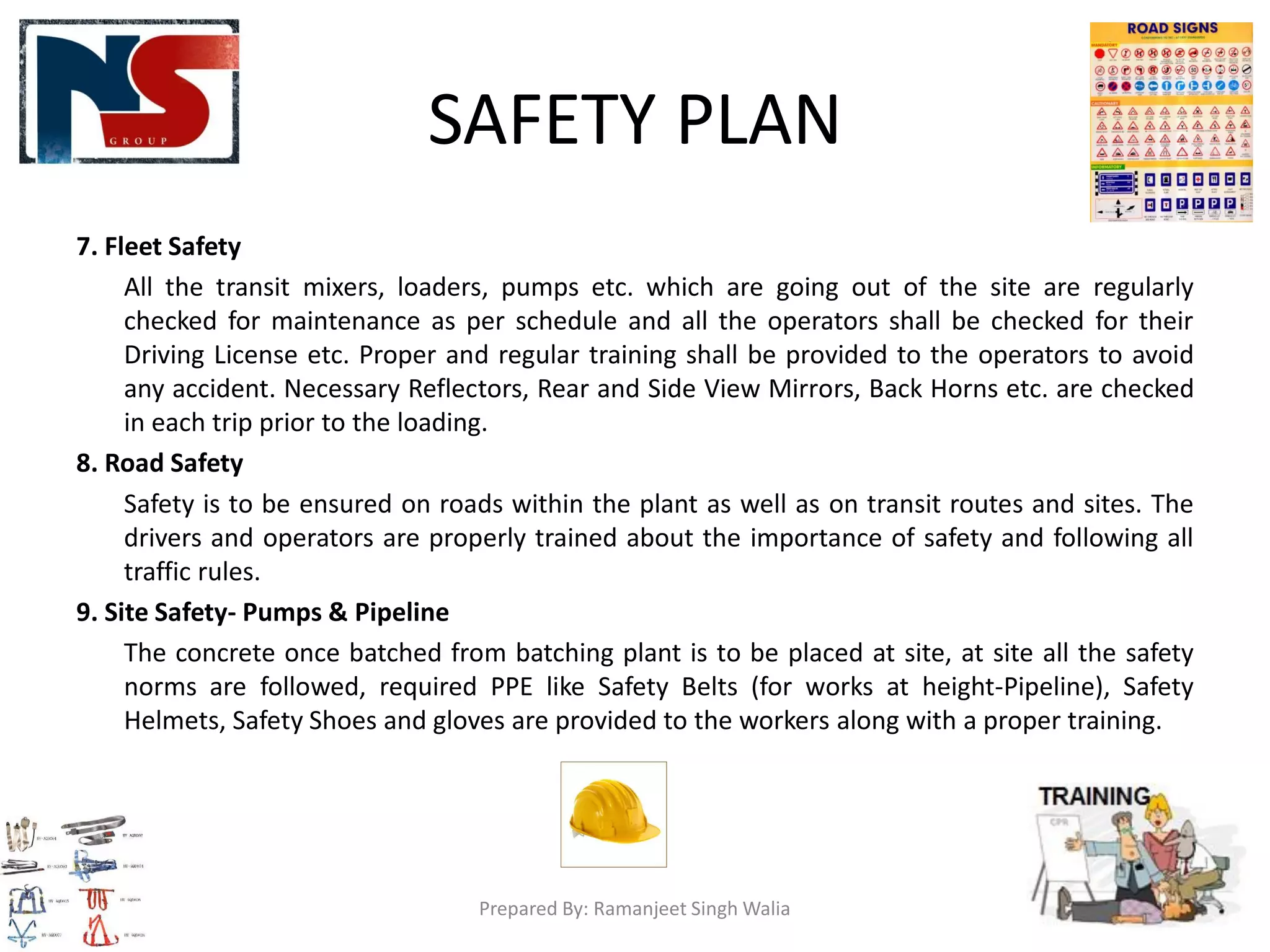 NS ARCUS. safety plan | PPT