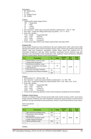 RPP IPA KELAS 7 Bab 2.klasifikasi makhluk hidup | PDF