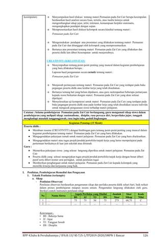 RPP IPA KELAS 7 SMP Bab 4. suhu dan perubahannya | PDF