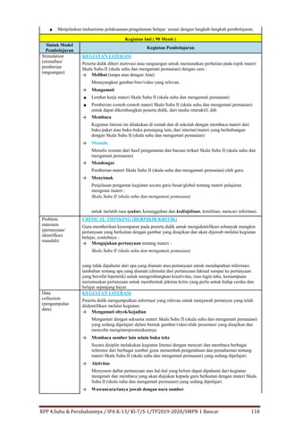 RPP IPA KELAS 7 SMP Bab 4. suhu dan perubahannya | PDF