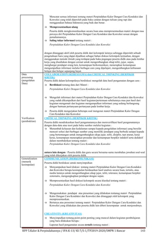 RPP IPA KELAS 7 SMP Bab 5.kalor dan perpindahannya | PDF