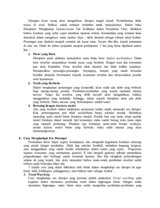 Distruption Era. Universitas Mercu Buana. 2019 | PDF