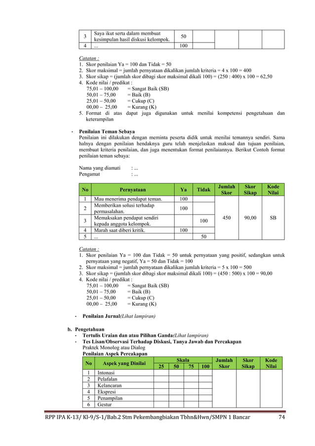 RPP IPA KELAS 9 Bab.2. Sistem Perkembangbiakan Tumbuhan dan Hewan | PDF
