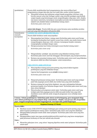 RPP IPA KELAS 9 SMP Bab 4. Listrik Statis | PDF