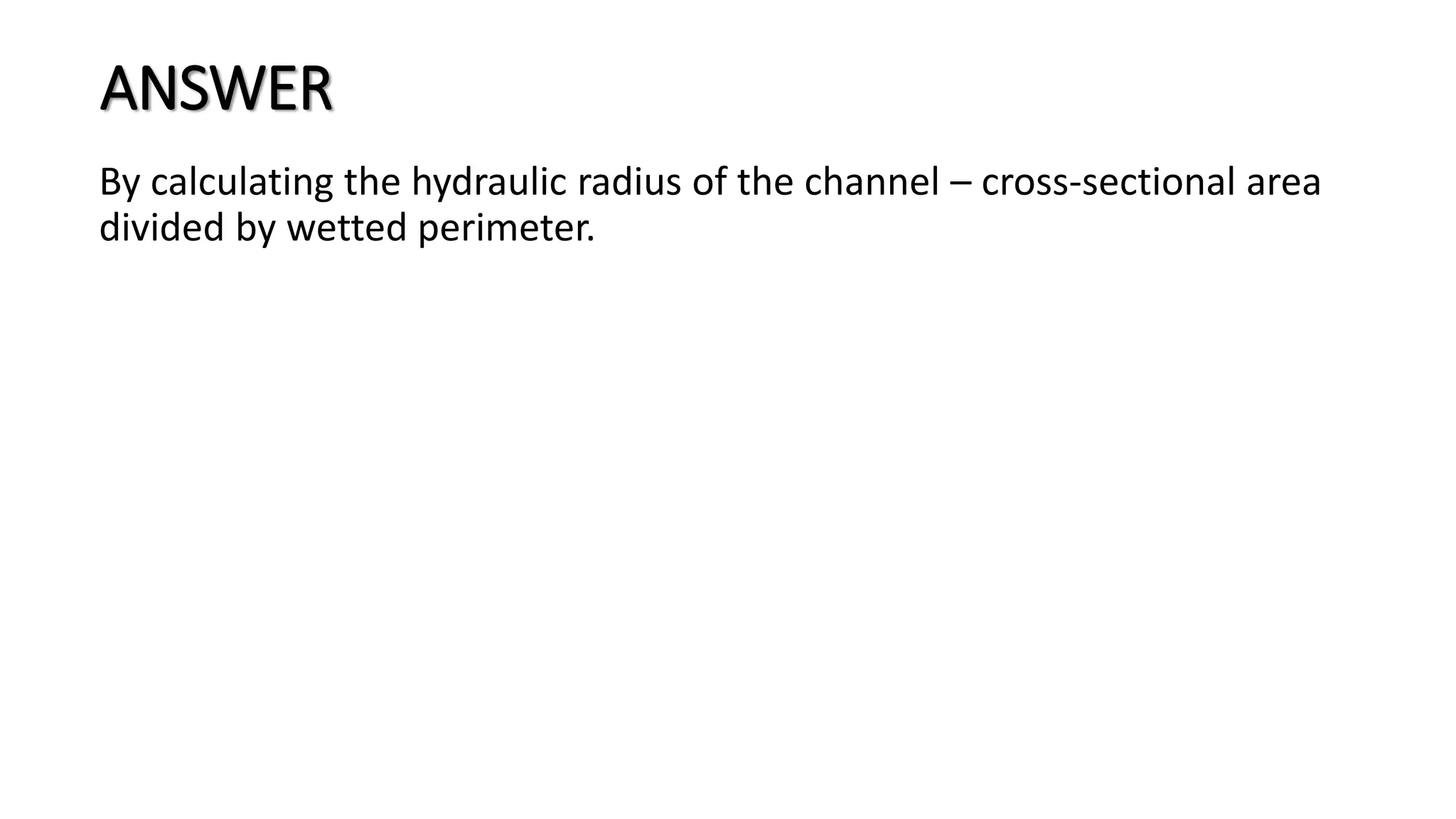 REVISION AS CAMBRIDGE GEOGRAPHY: RIVERS - CHANNEL EFFICIENCY | PPT