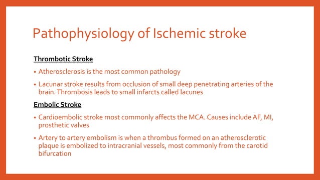 Stroke (Ischemic and Hemorrhagic) | PPTX | Brain and Nervous System ...