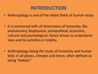 Anthropology | PPTX