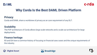 BizDay: Changing Repo Market Structure; Broadridge, DAML and Corda | PPT