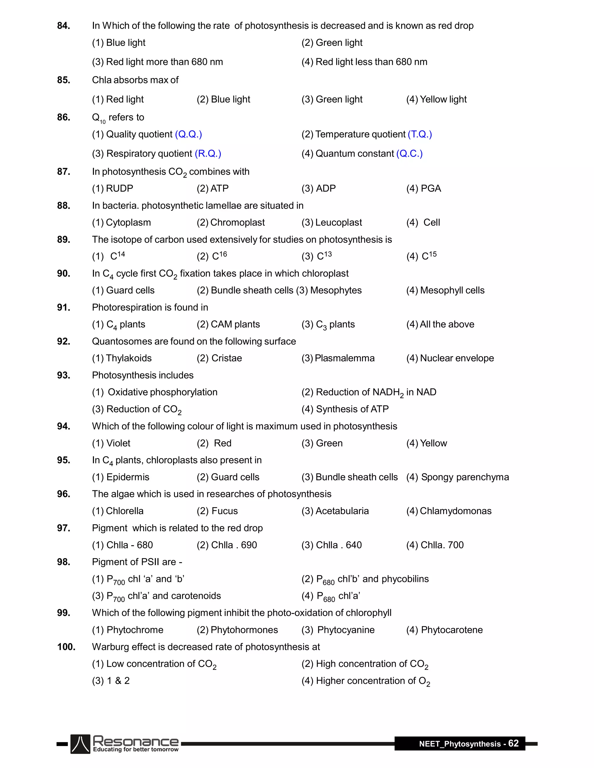 photosynthesis | PDF