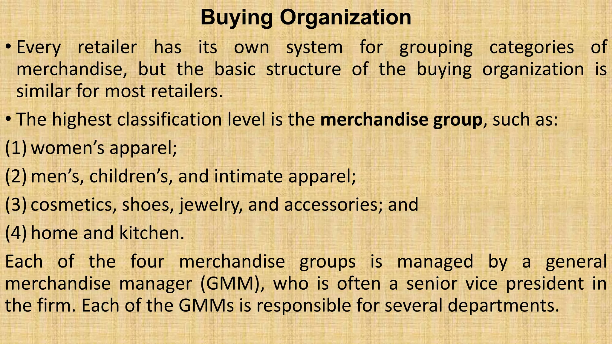 14. Merchandise Management | PPTX