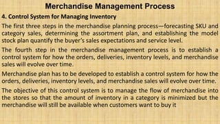 14. Merchandise Management | PPTX