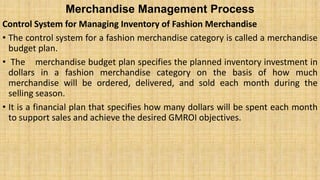 14. Merchandise Management | PPTX