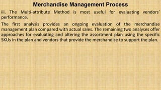 14. Merchandise Management | PPTX