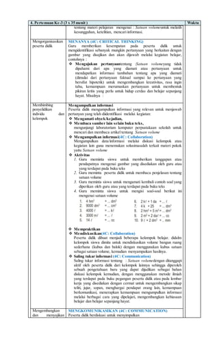14. rpp 5 volume bangun ruang | DOCX