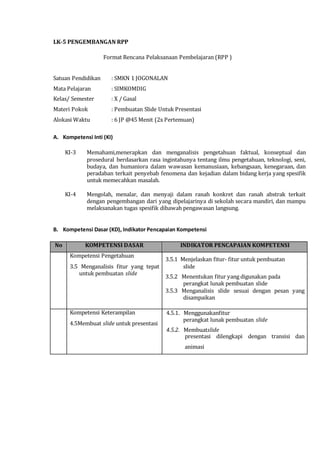 14. lk.5 rpp unit 2 | DOCX