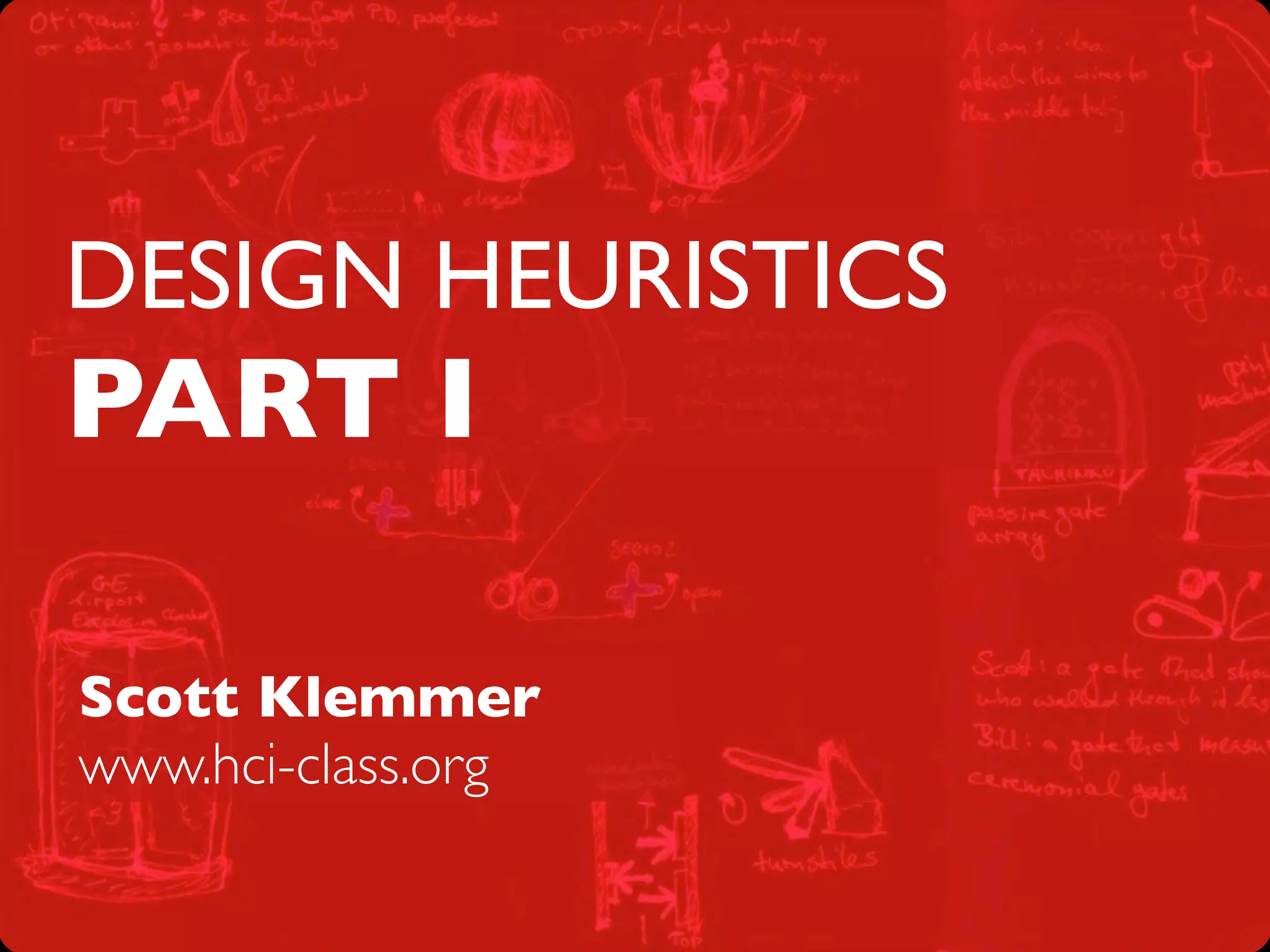 Design heuristics 1 | PDF