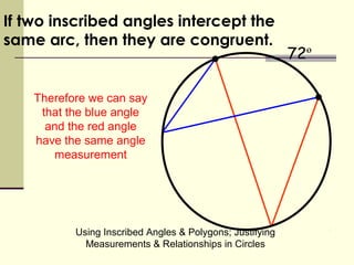 14 1 inscribed angles and intercepted arcs | PPT