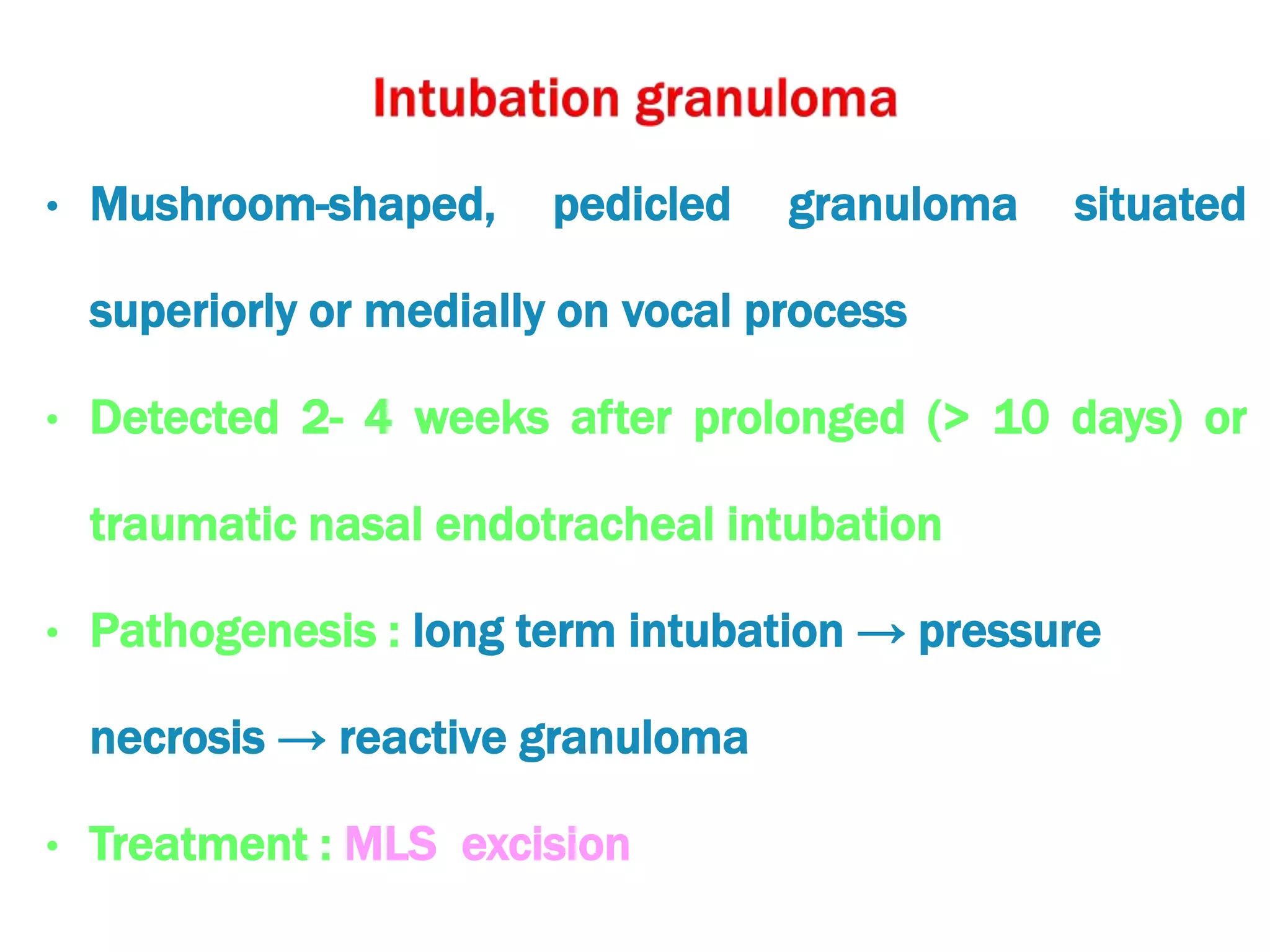 Benign lesions of larynx | PPT