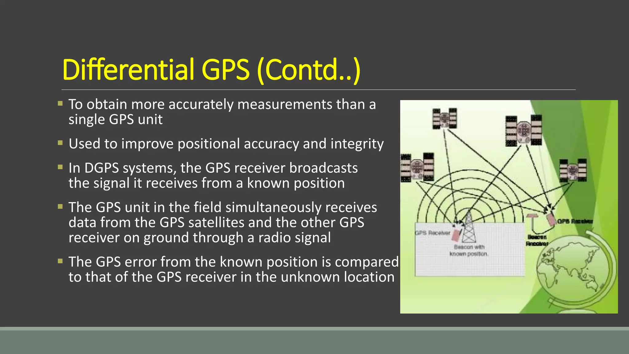 DIFFERENTIAL GPS (DGPS) | PPTX
