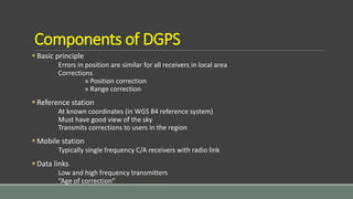 DIFFERENTIAL GPS (DGPS) | PPTX