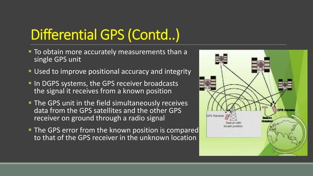 DIFFERENTIAL GPS (DGPS) | PPTX