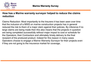 Marine Warranty Survey | PPTX