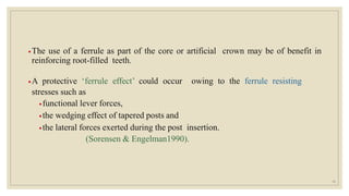 Ferrule effect | PPSX