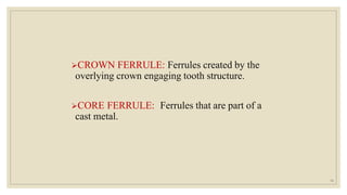 Ferrule effect | PPSX