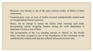Ferrule effect | PPSX