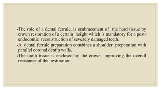 Ferrule effect | PPSX